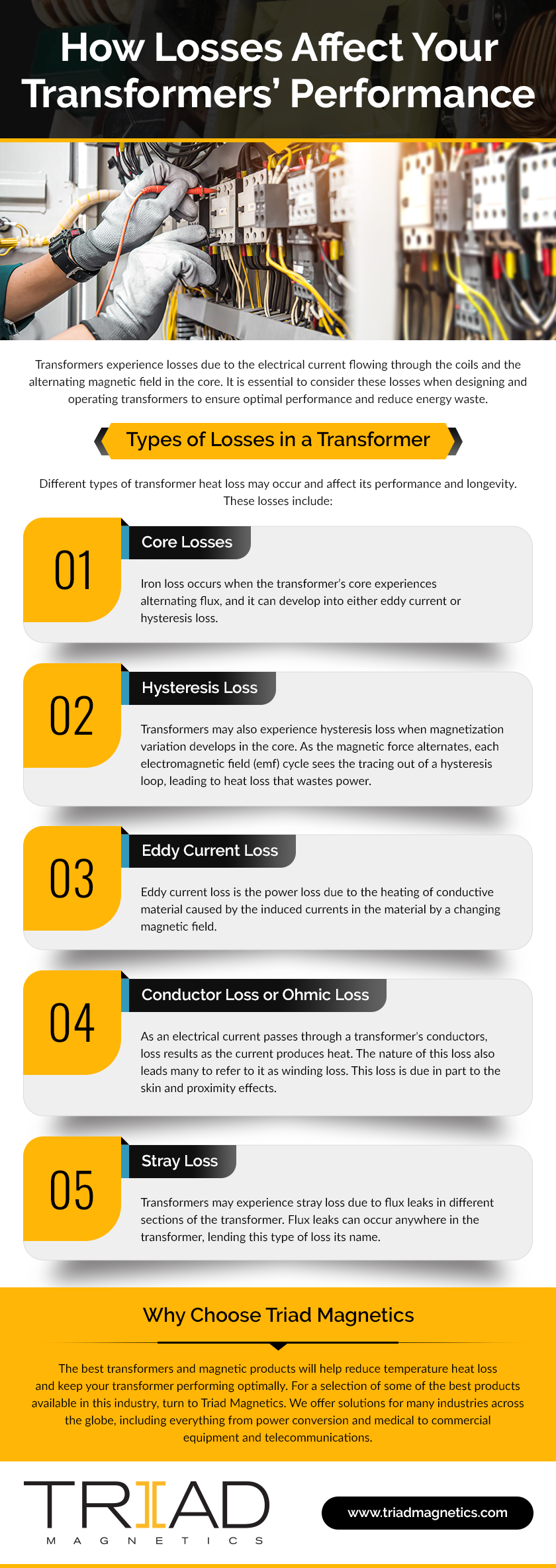 How Losses Affect Your Transformers’ Performance | Triad Magnetics